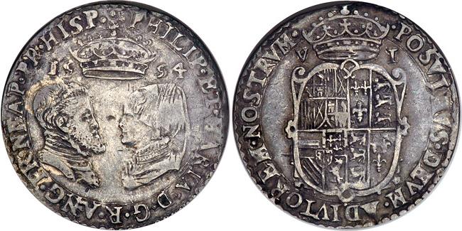 Mary I, British coins index with thumbnails - WildWinds.com