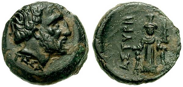 Caria, Astyra or Astypalaea - Ancient Greek Coins - WildWinds.com