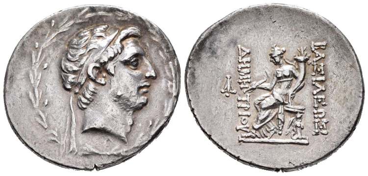 Seleucia, Demetrios I - Ancient Greek Coins - WildWinds.com