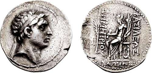 Seleucia, Demetrios I - Ancient Greek Coins - WildWinds.com