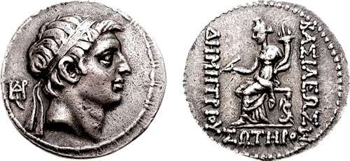 Seleucia, Demetrios I - Ancient Greek Coins - WildWinds.com