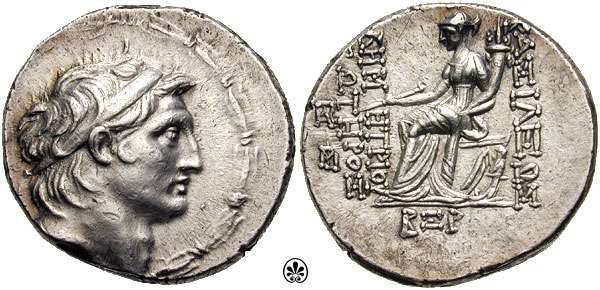 Seleucia, Demetrios I - Ancient Greek Coins - WildWinds.com