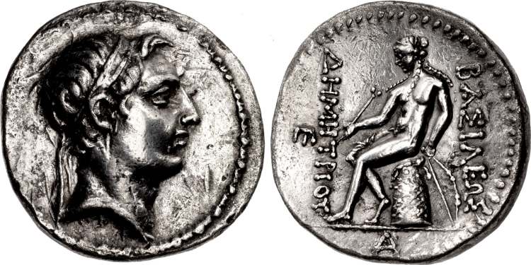 Seleucia, Demetrios I - Ancient Greek Coins - WildWinds.com