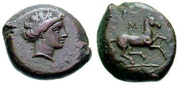 Sicily, Aetna - Ancient Greek Coins - WildWinds.com
