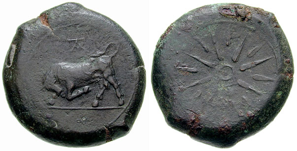 Sicily, Aetna - Ancient Greek Coins - WildWinds.com