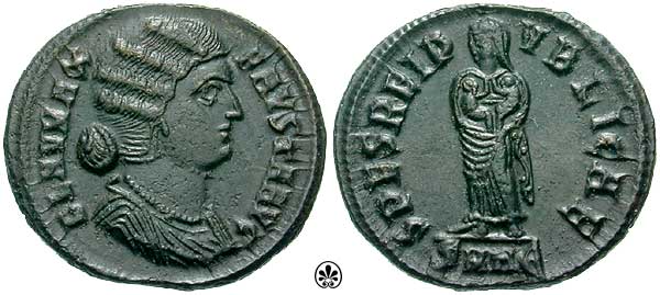 Fausta, Roman Imperial Coins reference at WildWinds.com