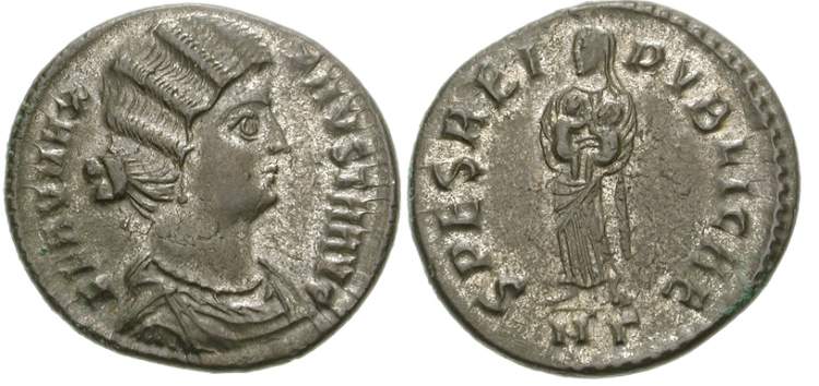 Fausta, Roman Imperial Coins reference at WildWinds.com