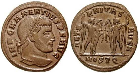 Maxentius, Roman Imperial Coins of, at WildWinds.com