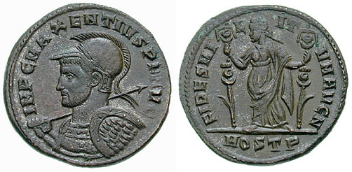 Maxentius, Roman Imperial Coins of, at WildWinds.com