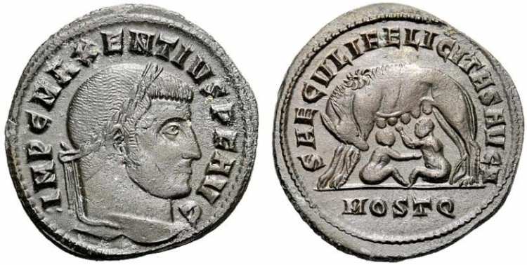 Maxentius, Roman Imperial Coins of, at WildWinds.com