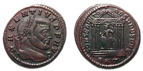 Maxentius, Roman Imperial Coins of, at WildWinds.com