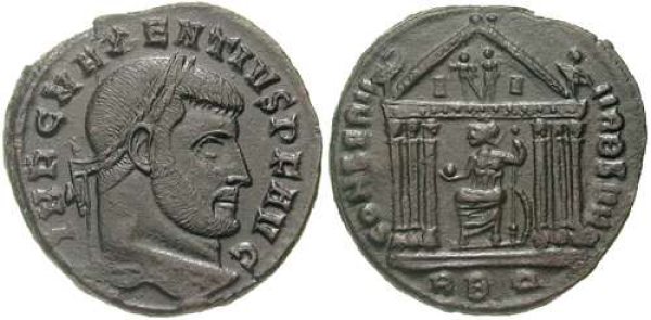 Maxentius, Roman Imperial Coinage of, Thumbnail Index - WildWinds.com
