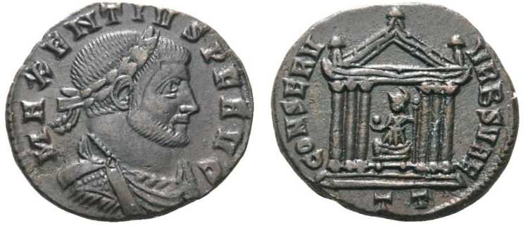 Maxentius, Roman Imperial Coins of, at WildWinds.com