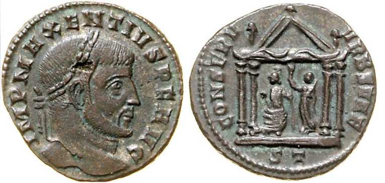 Maxentius, Roman Imperial Coins of, at WildWinds.com