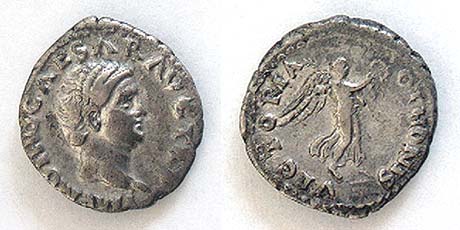 Otho AR Denarius. IMP M OTHO CAESAR AVG TR P, bare head right ...